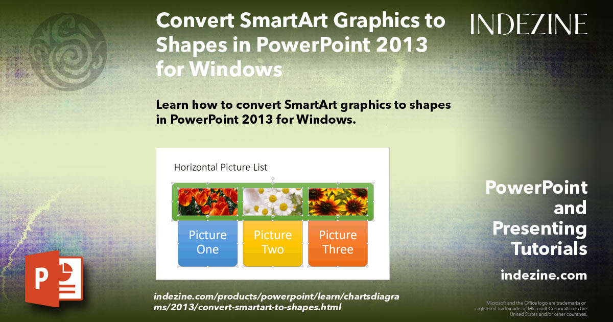 Convert SmartArt Graphics to Shapes in PowerPoint 2013 for Windows