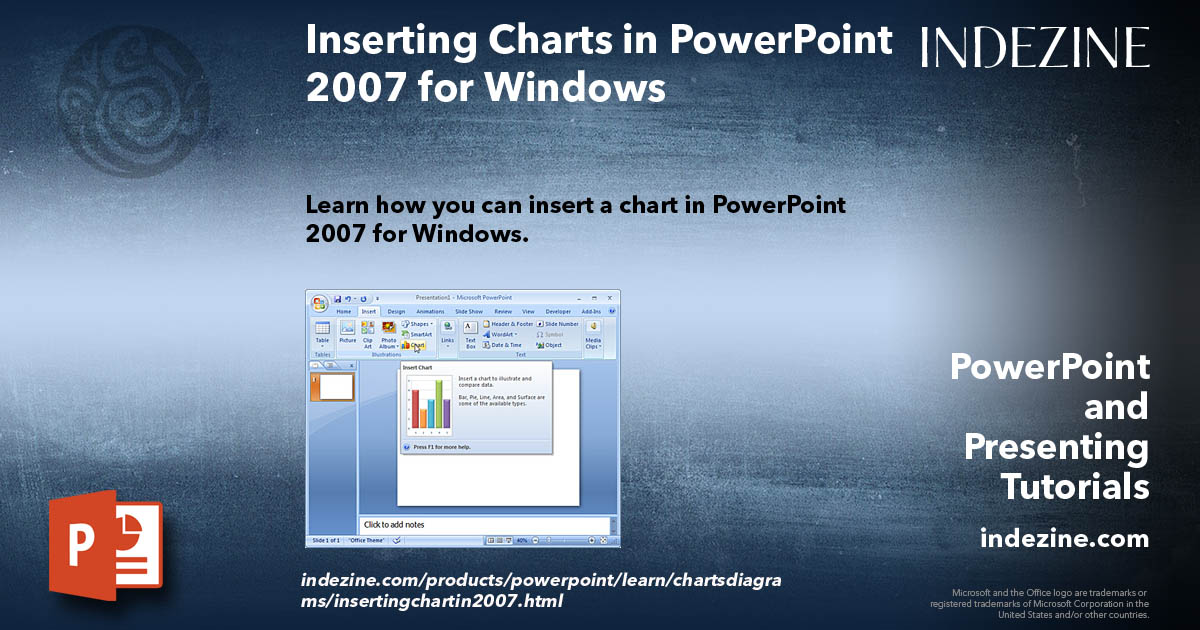 Inserting Charts in PowerPoint 2007 for Windows