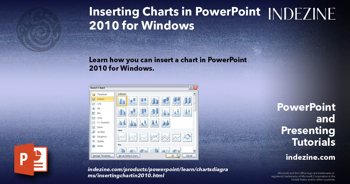 Inserting Charts in PowerPoint 2010 for Windows