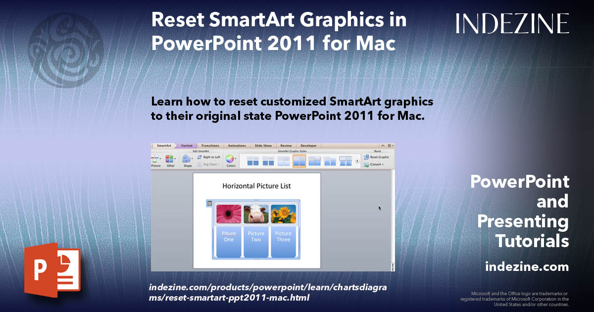 Reset SmartArt Graphics in PowerPoint 2011 for Mac