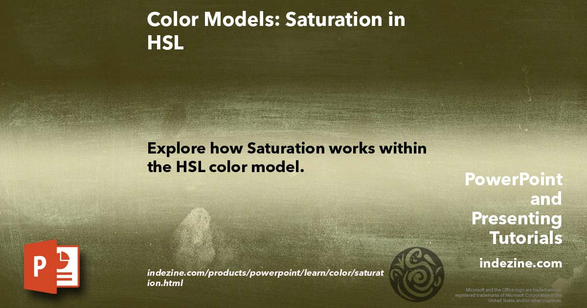 Color Models: Saturation in HSL