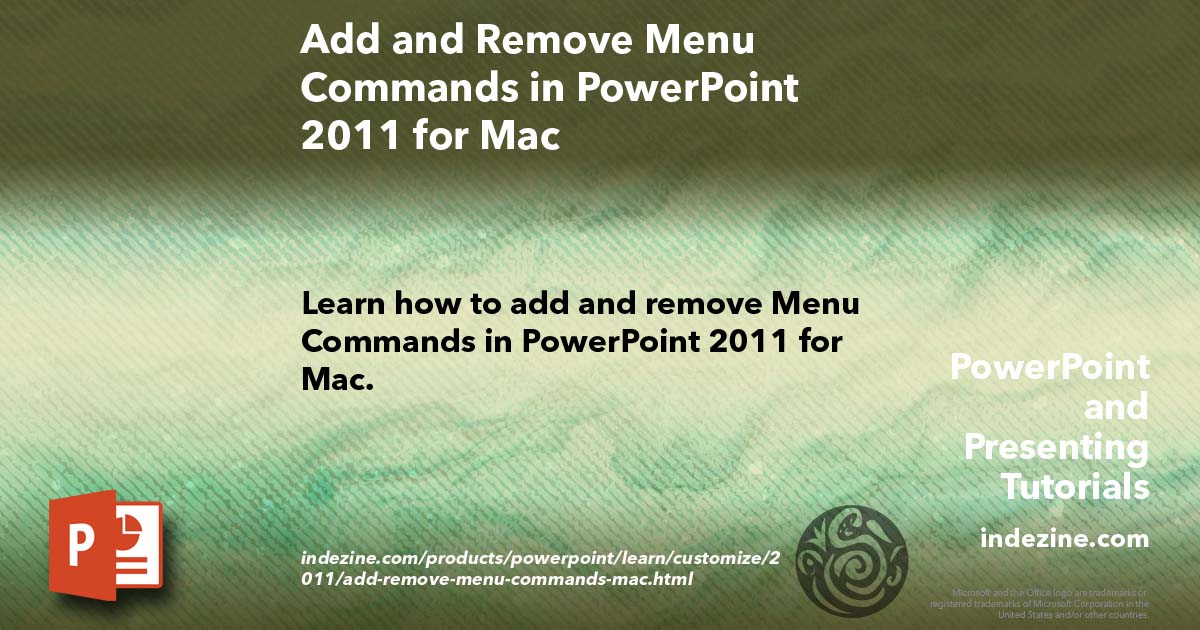 Add And Remove Menu Commands In PowerPoint 2011 For Mac add-and-remove-menu-commands-in-powerpoint-2011-for-mac