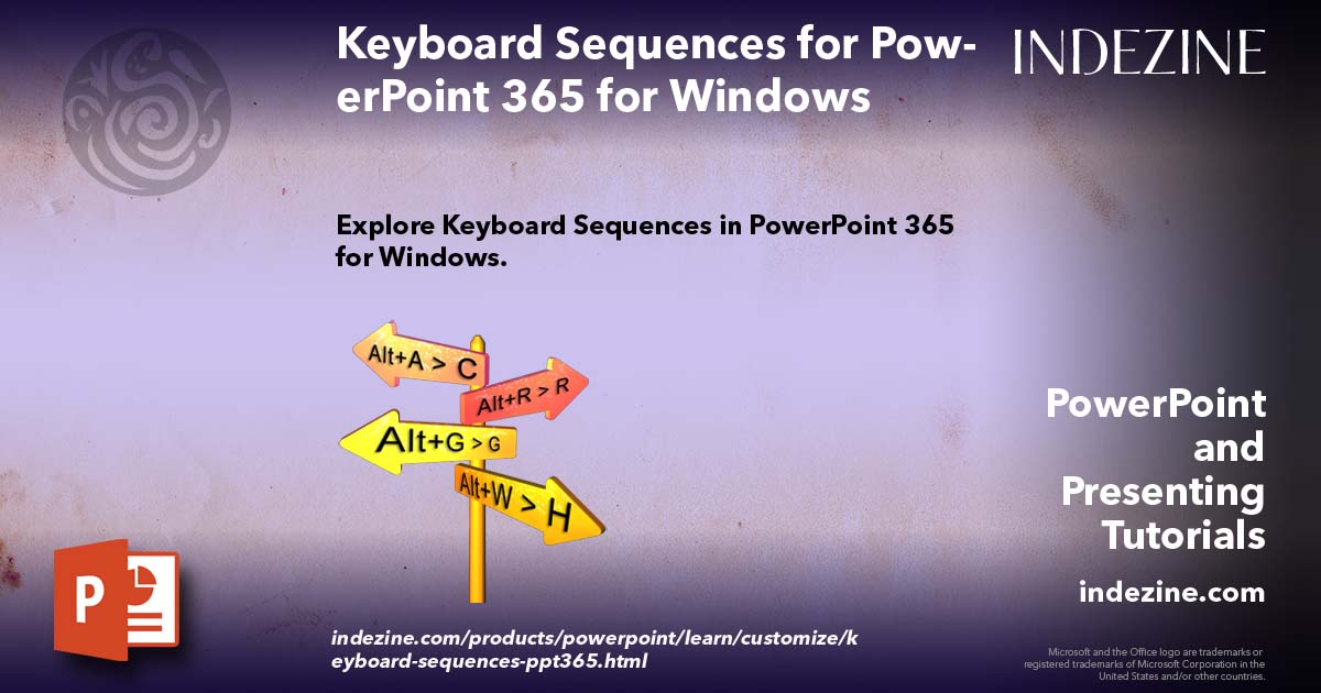 Keyboard Sequences for PowerPoint 365 for Windows