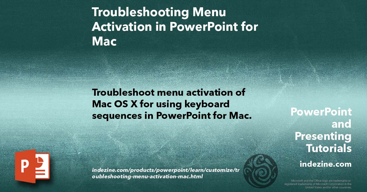 Troubleshooting Menu Activation in PowerPoint for Mac
