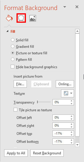 Artistic Effects for Picture Backgrounds in PowerPoint 2016 for Windows