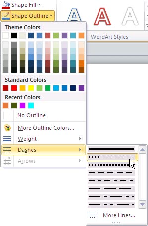 Change Default Shape Attributes in PowerPoint 2010 for Windows