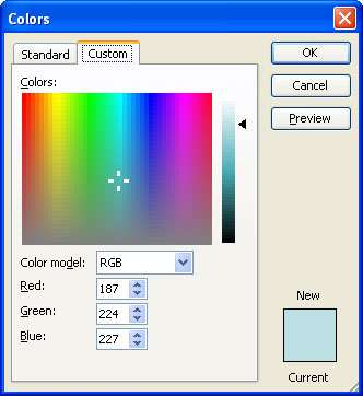 3-D Format Options for Shapes in PowerPoint 2003 for Windows