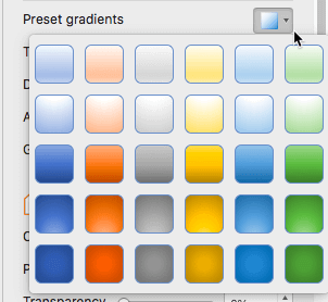 Gradient Lines for Shapes in PowerPoint 2016 for Mac
