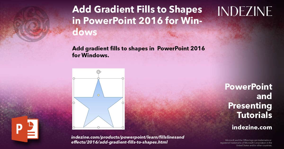 Add Gradient Fills to Shapes in PowerPoint 2016 for Windows
