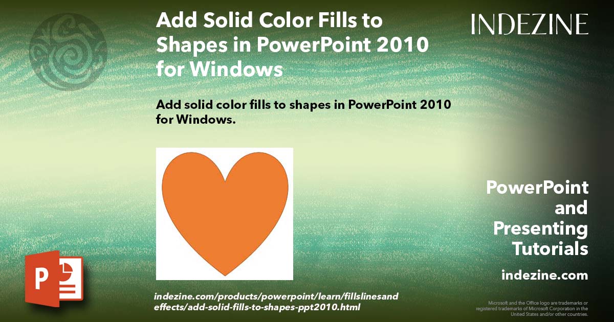 Add Solid Color Fills to Shapes in PowerPoint 2010 for Windows