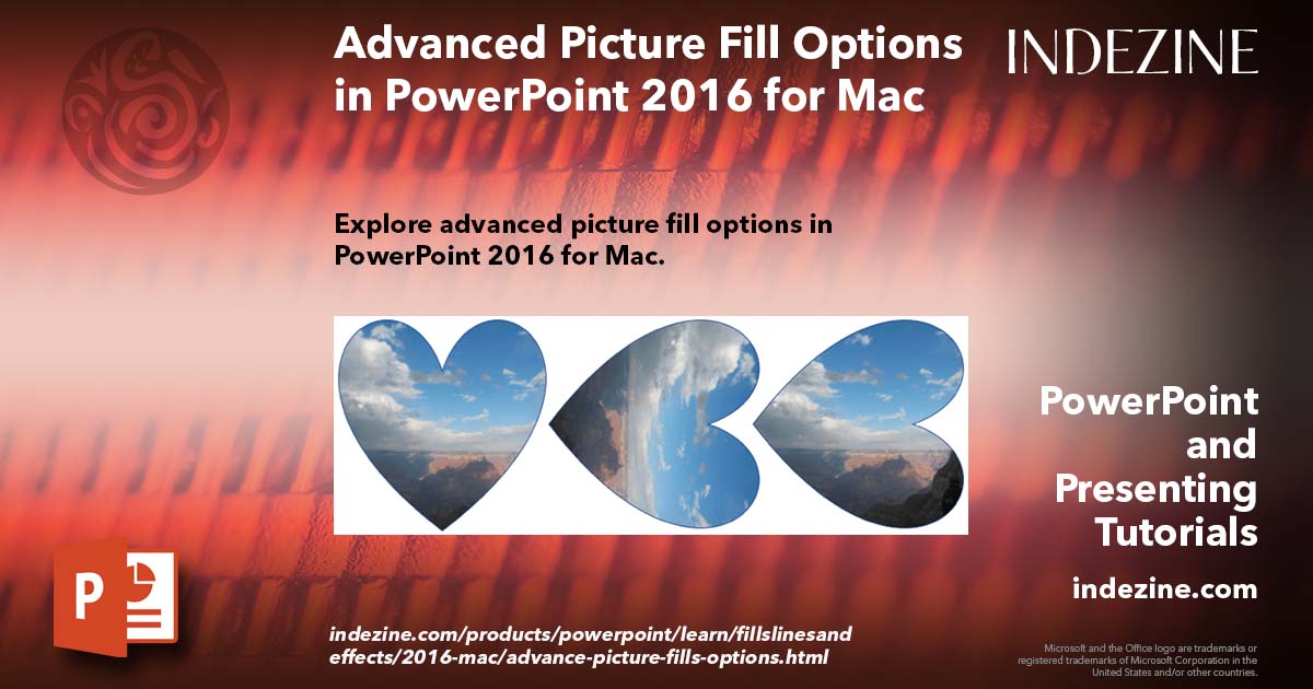 Advanced Picture Fill Options in PowerPoint 2016 for Mac