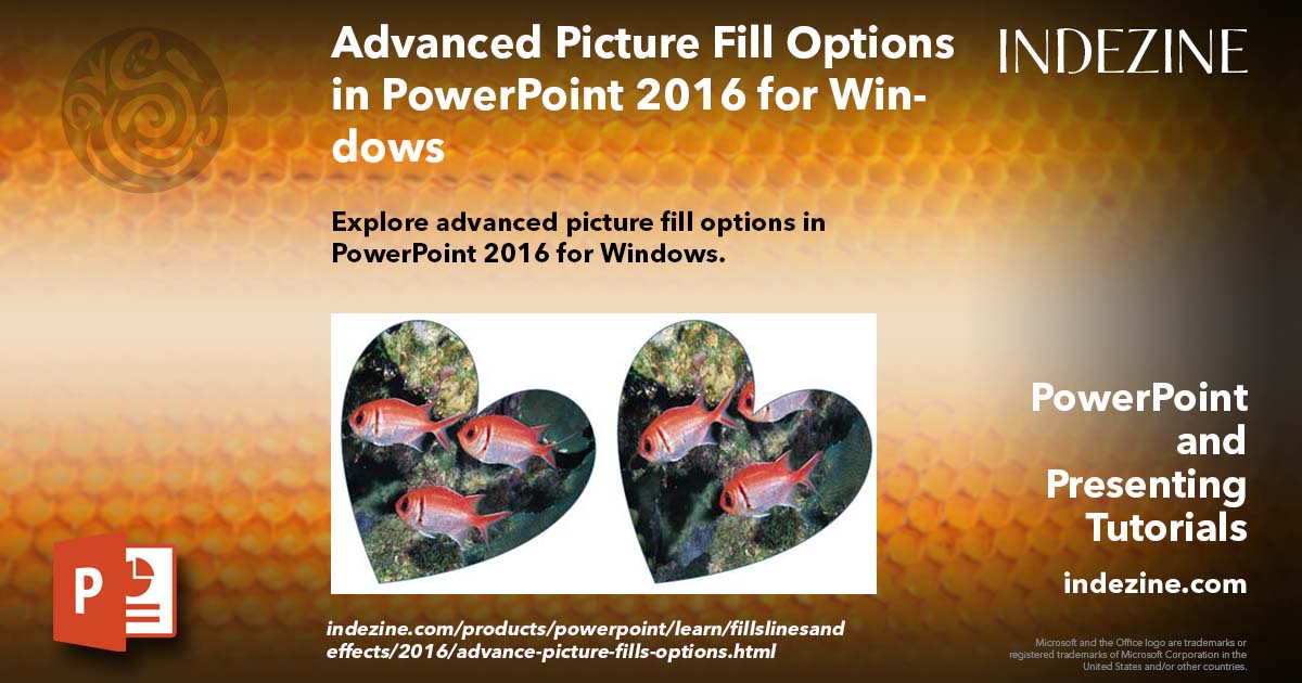 Advanced Picture Fill Options in PowerPoint 2016 for Windows