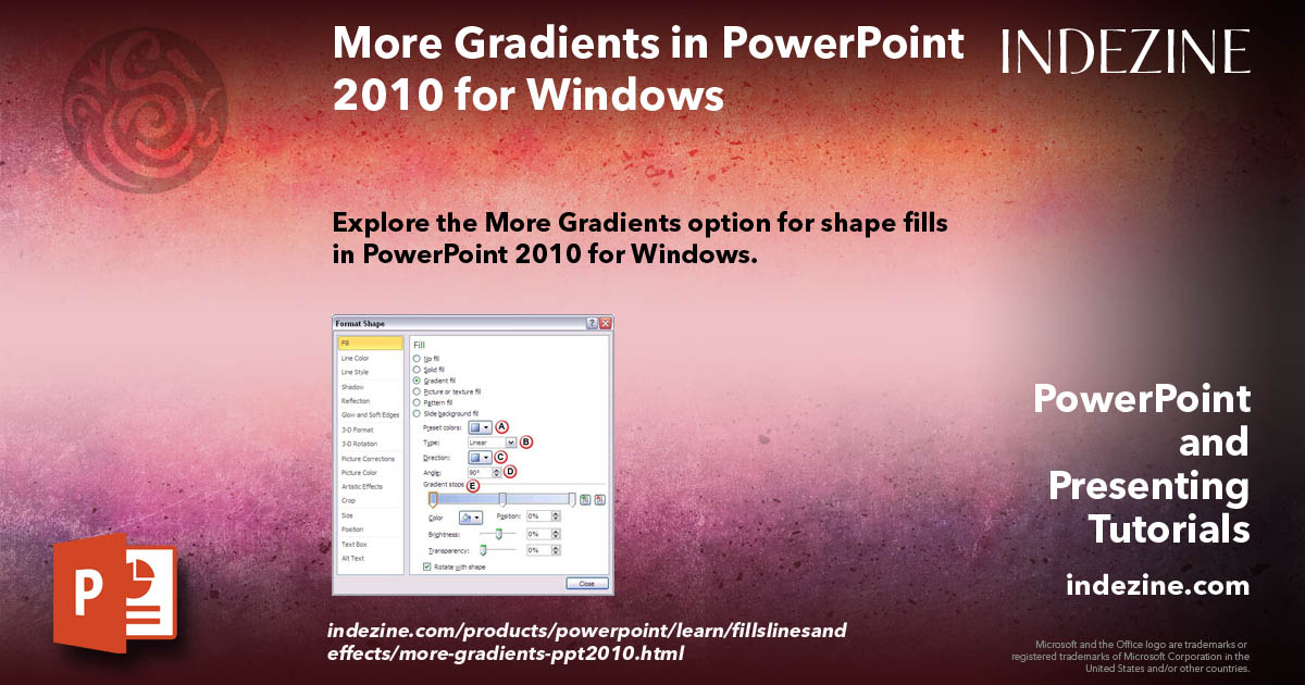 More Gradients in PowerPoint 2010 for Windows