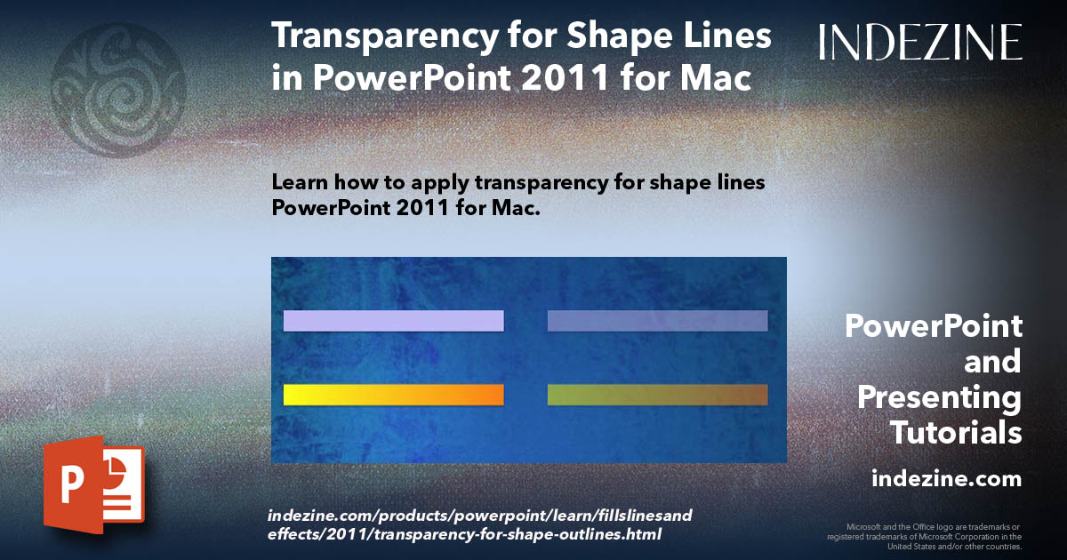 Transparency for Shape Lines in PowerPoint 2011 for Mac