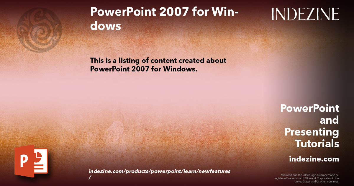 Microsoft Office Powerpoint 2007 Logo