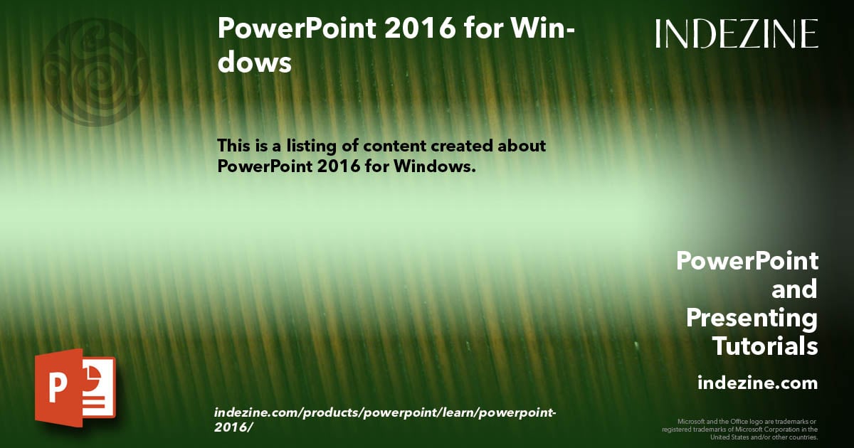 PowerPoint 2016 for Windows