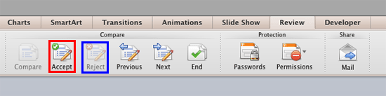 Comparing and Merging Presentations in PowerPoint 2011 for Mac