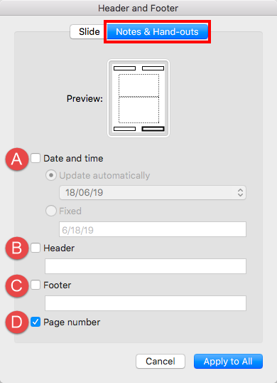 Add Headers and Footers to Notes and Handout Pages in PowerPoint 365 ...