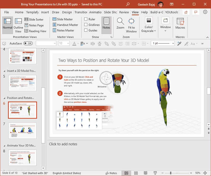 Notes Pane In PowerPoint 365 For Windows notes-pane-in-powerpoint-365-for-windows