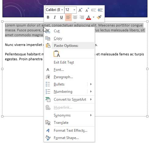 Notes Page View in PowerPoint 2013 for Windows