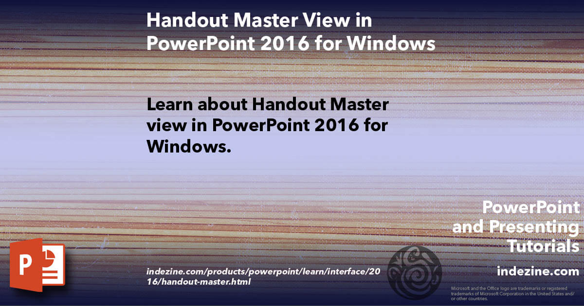 What Is Slide Handout Master at Ross Katherine blog