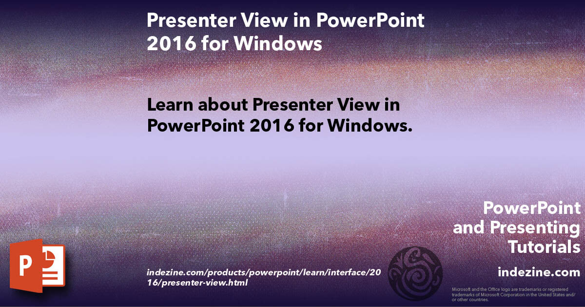 Presenter View in PowerPoint 2016 for Windows
