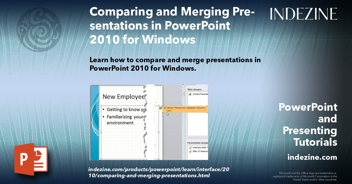 Comparing and Merging Presentations in PowerPoint 2010 for Windows