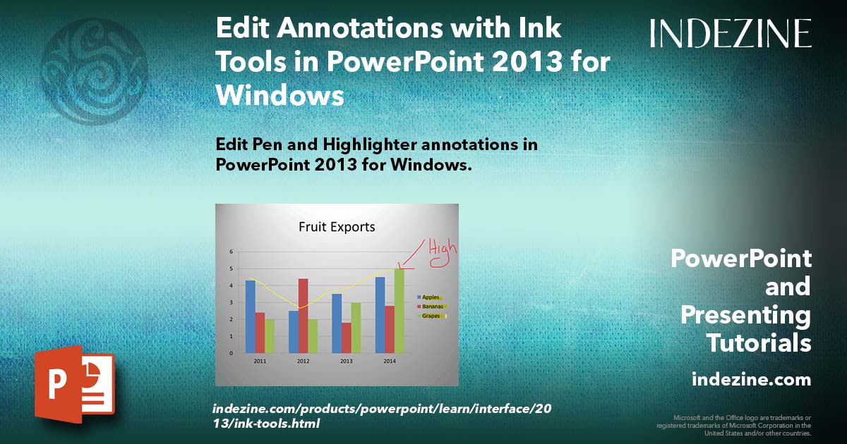 Edit Annotations with Ink Tools in PowerPoint 2013 for Windows