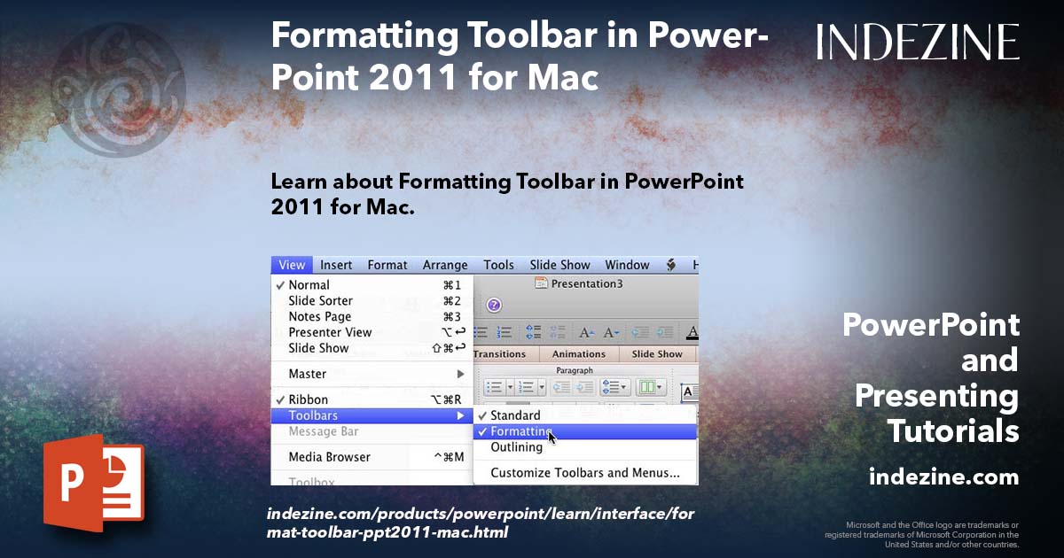 Formatting Toolbar in PowerPoint 2011 for Mac