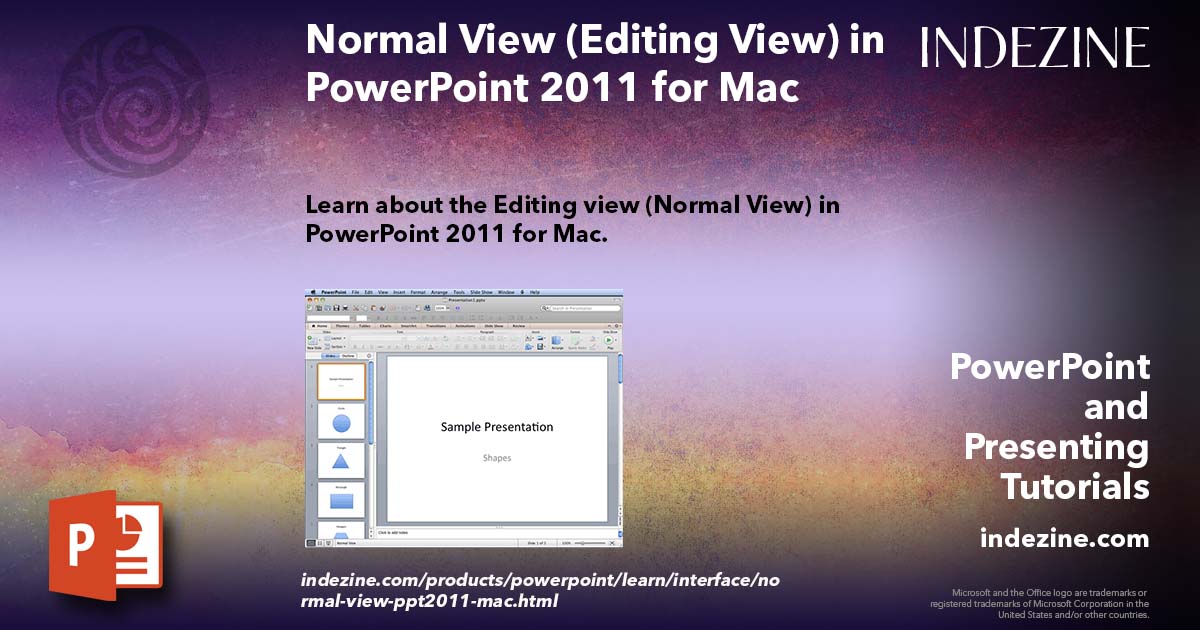Normal View (Editing View) in PowerPoint 2011 for Mac