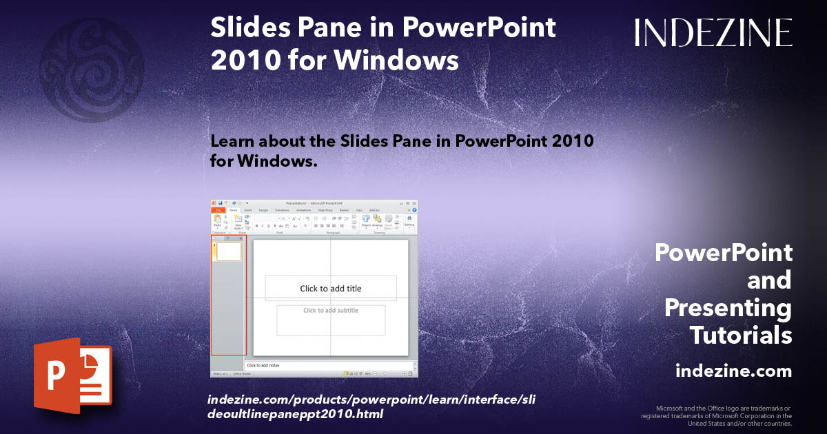 Slides Pane in PowerPoint 2010 for Windows