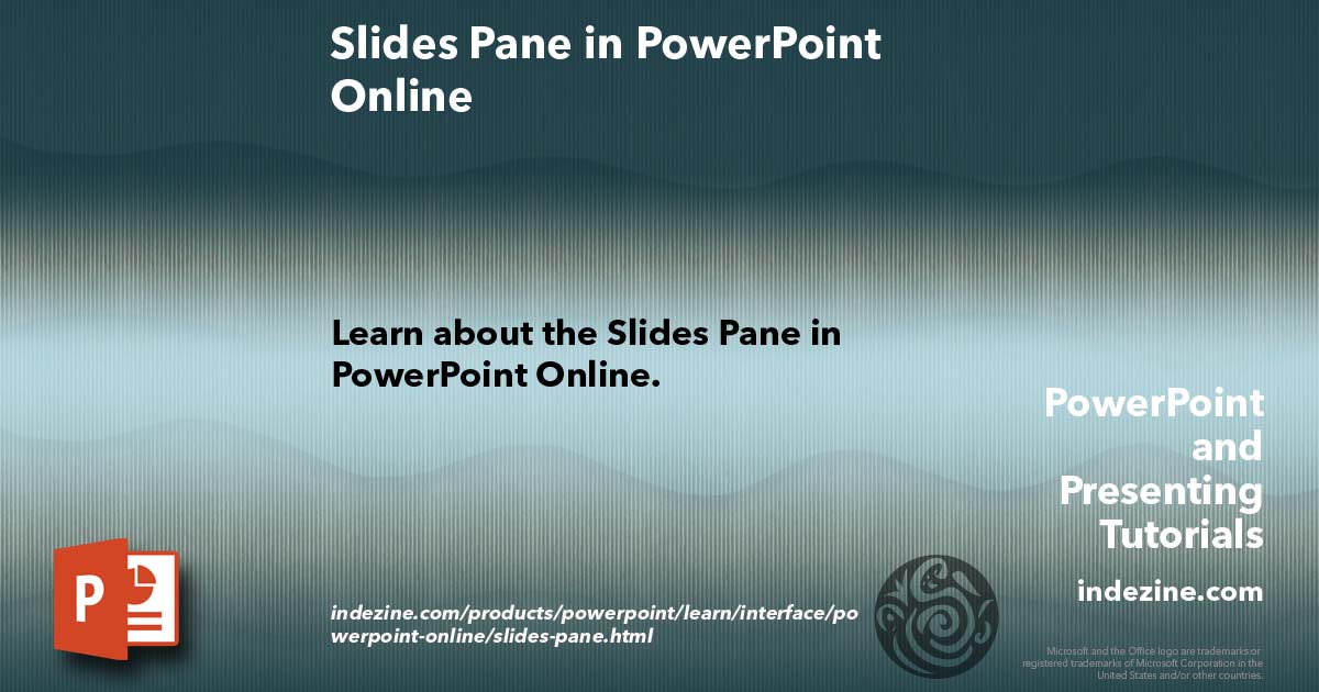 Slides Pane In PowerPoint Online Slides Pane In PowerPoint Online