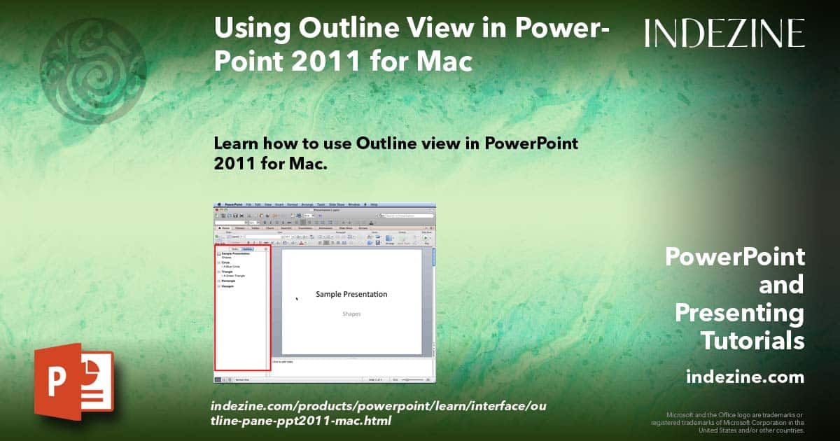 Using Outline View in PowerPoint 2011 for Mac