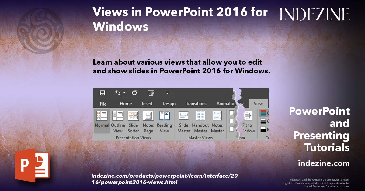 Views in PowerPoint 2016 for Windows