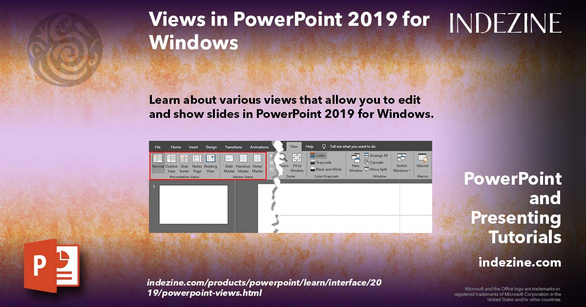 Views in PowerPoint 2019 for Windows