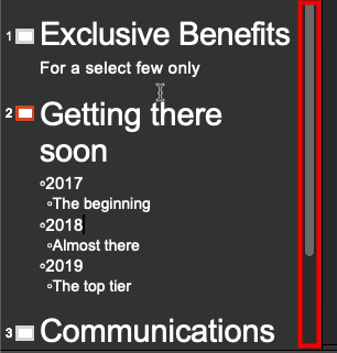 Using Outline View in PowerPoint 365 for Mac