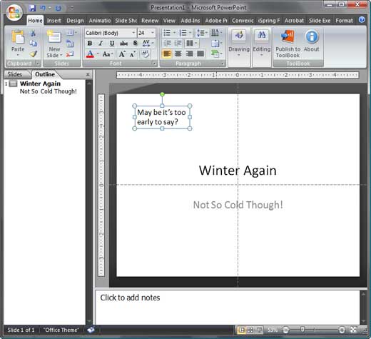Text Placeholders vs. Text Boxes in PowerPoint 2007 for Windows