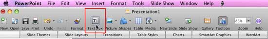 Text Placeholders vs. Text Boxes in PowerPoint 2008 for Mac