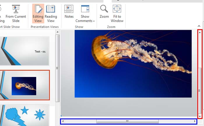 Slide Area in PowerPoint for the Web