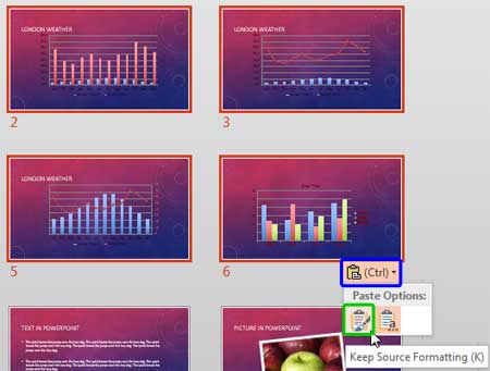 Reuse Slides Through Drag and Drop in PowerPoint 2013 for Windows