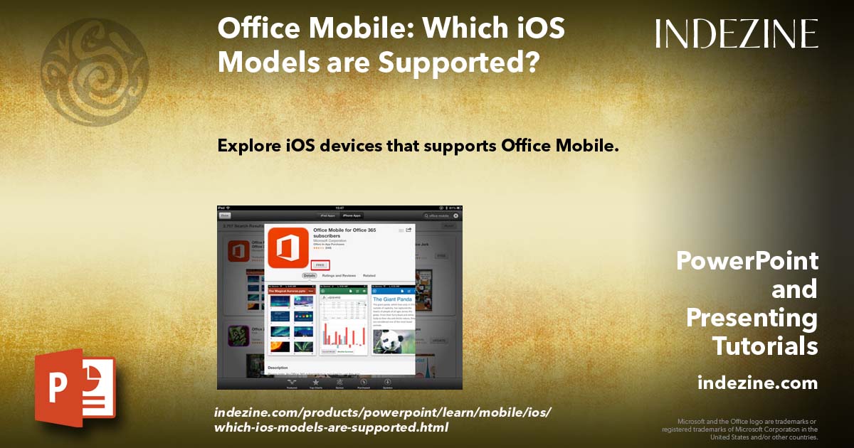 Office Mobile: Which iOS Models are Supported?