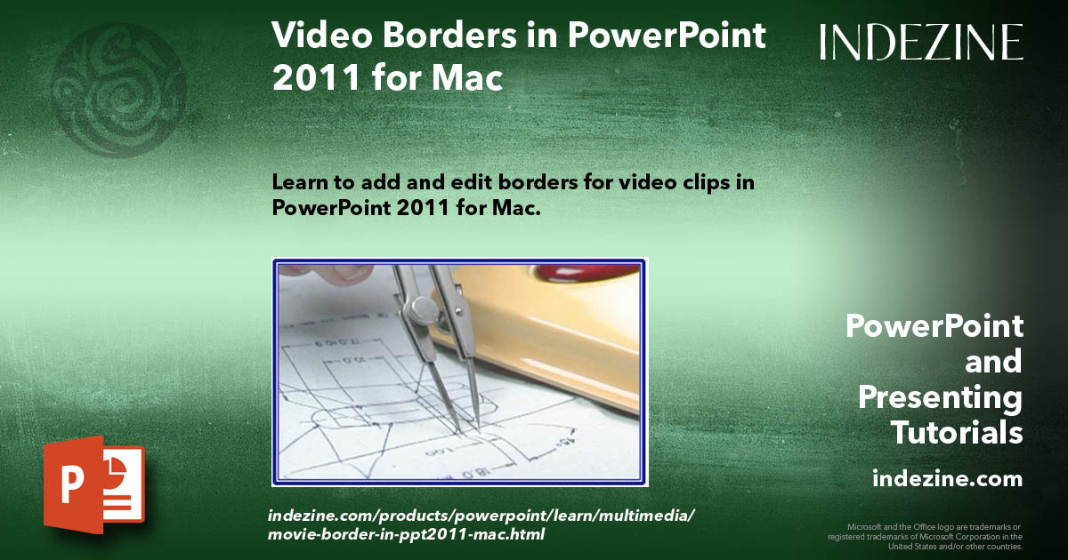 Video Borders in PowerPoint 2011 for Mac
