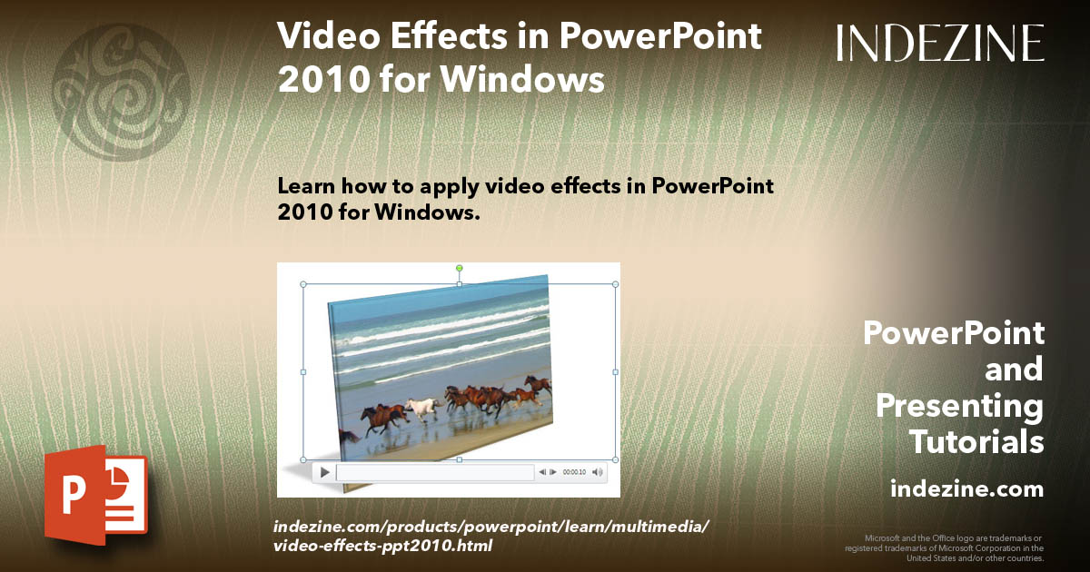 Video Effects in PowerPoint 2010 for Windows