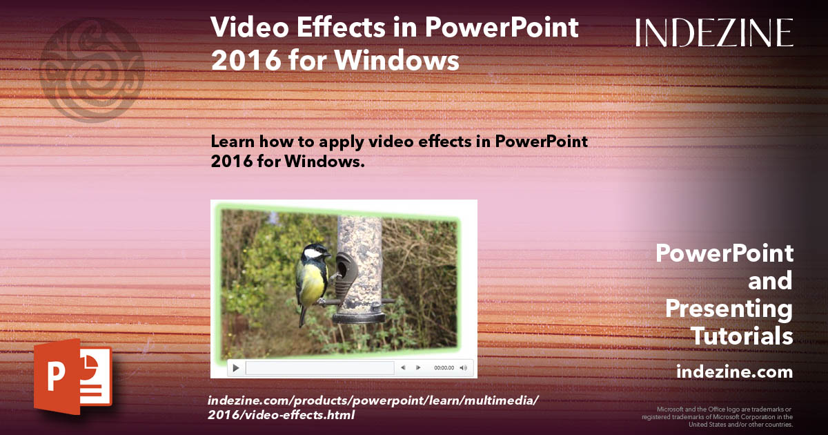 Video Effects in PowerPoint 2016 for Windows