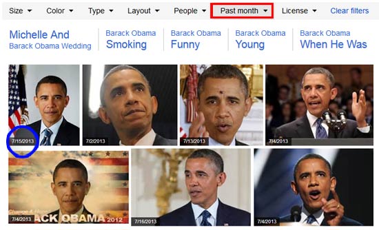 Bing Images Search by Date