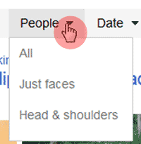 Bing Images Search by People