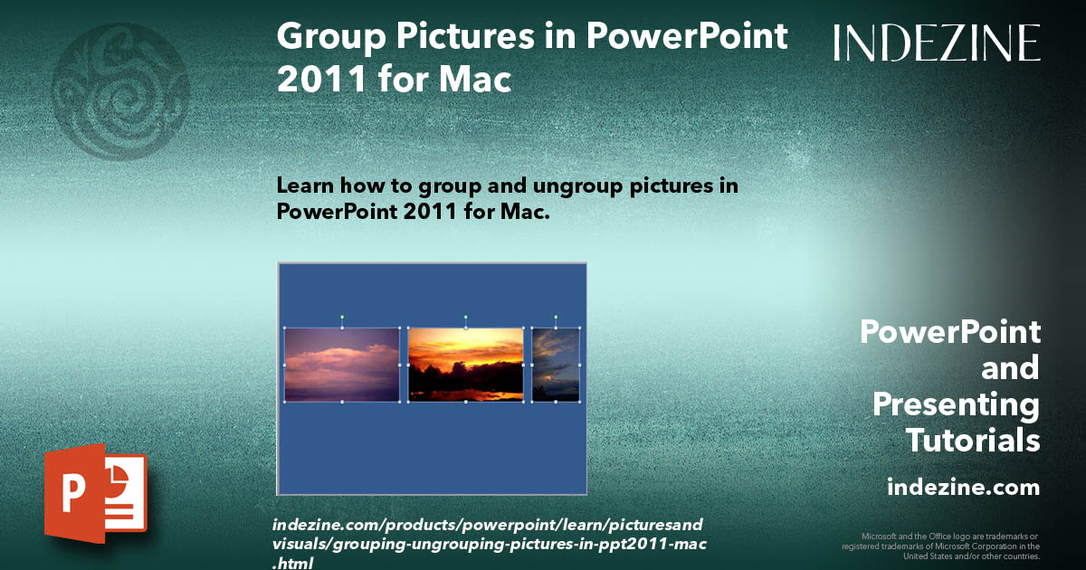 Group Pictures in PowerPoint 2011 for Mac