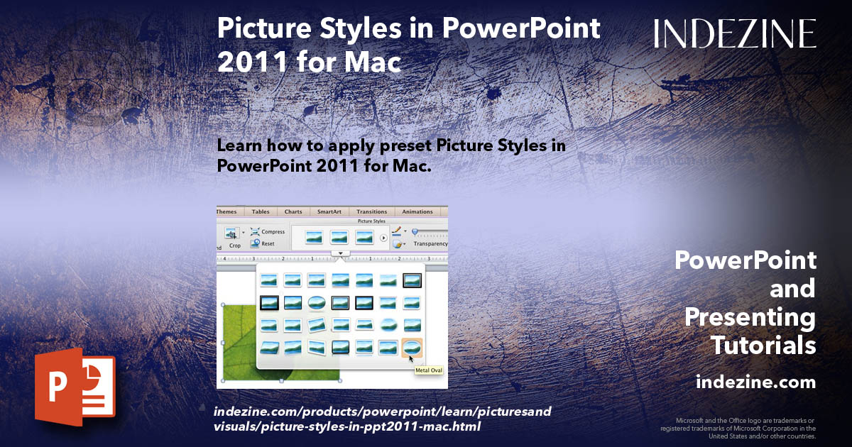 Picture Styles in PowerPoint 2011 for Mac