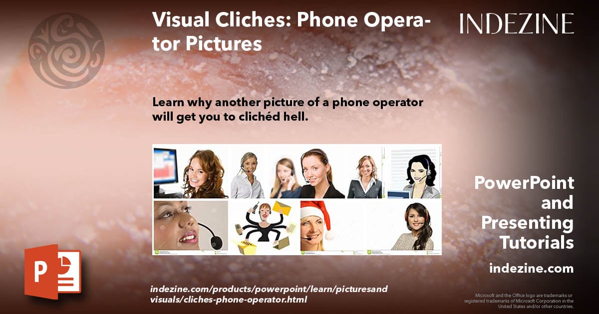 Visual Cliches: Phone Operator Pictures