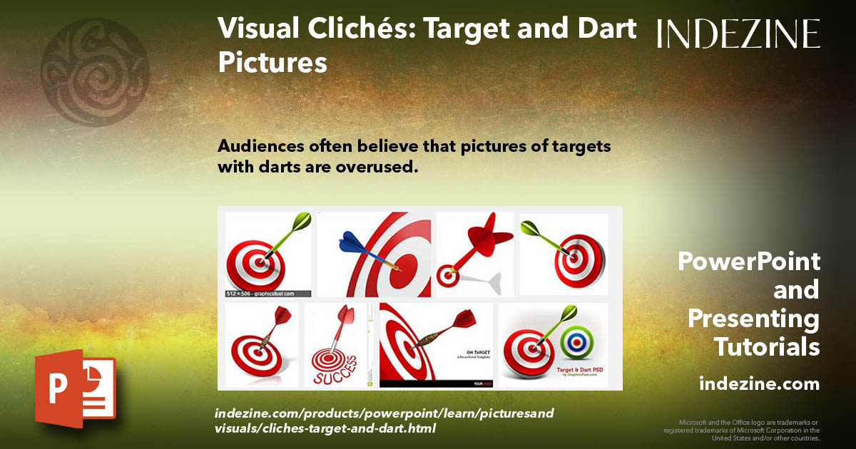Visual Clichés: Target and Dart Pictures